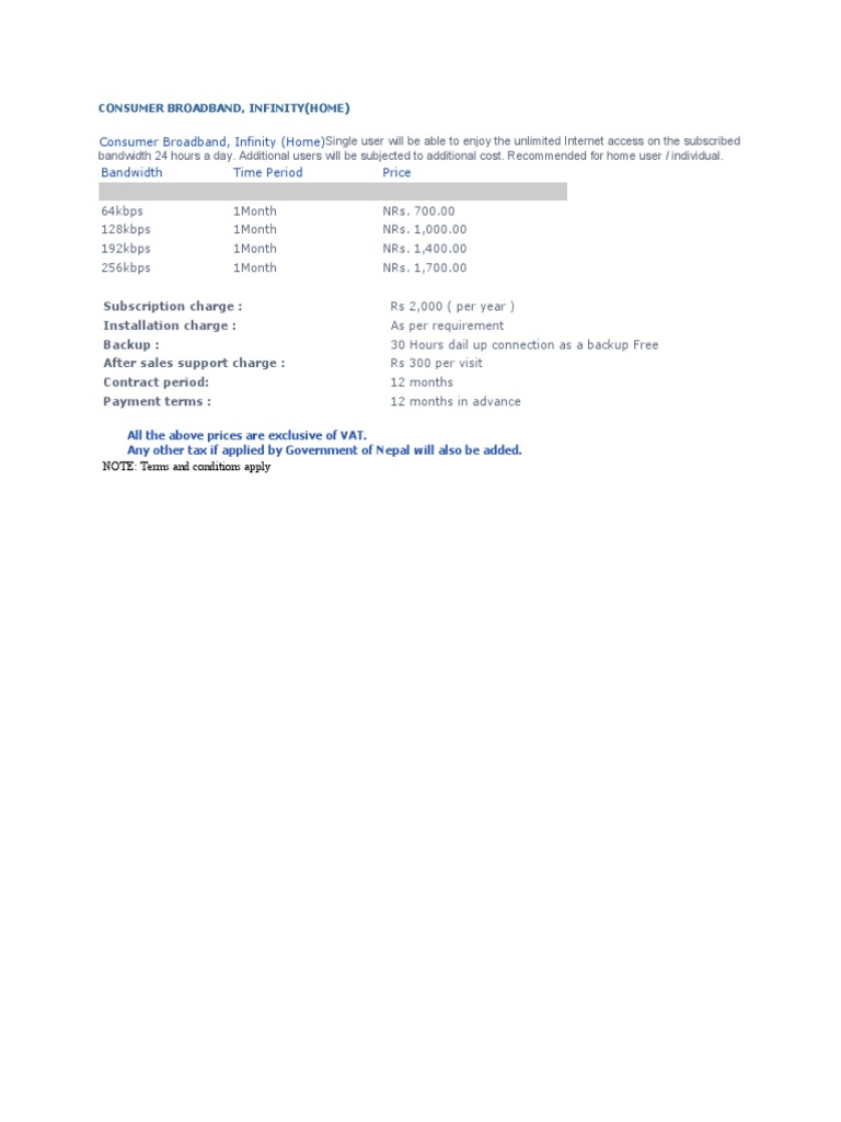 Consumer Broadband | PDF