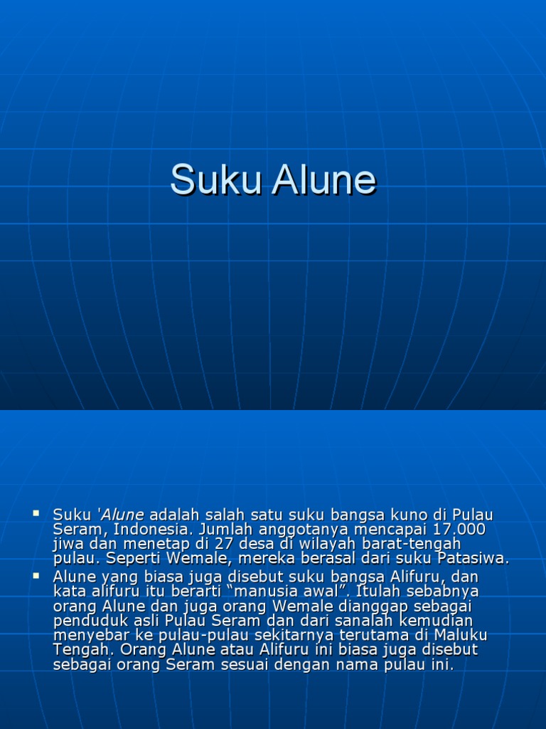 Suku Alune | PDF
