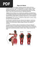 Test de Adams para Diagnóstico de Escoliosis | PDF | Escoliosis ...