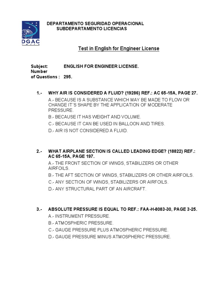 Test in English For Engineer License | PDF | Carburetor | Corrosion