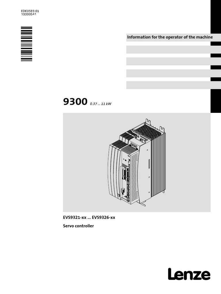 Lenze Series 9300 PDF | PDF | Fuse (Electrical) | Electromagnetic ...