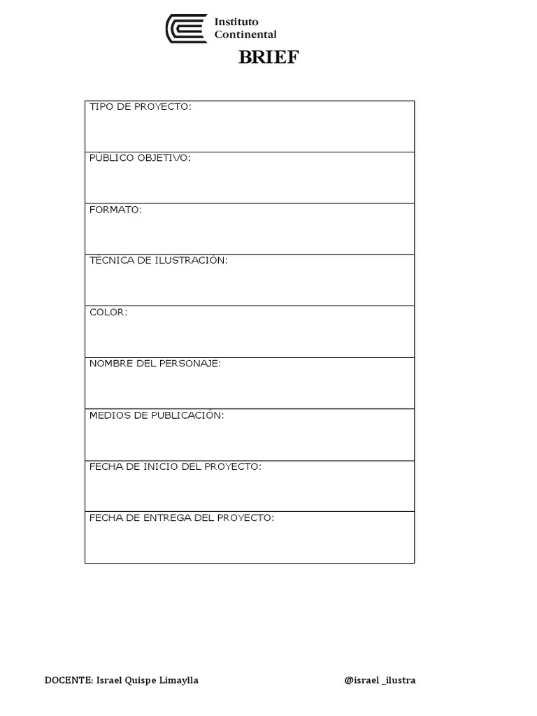 Formato Brief | PDF