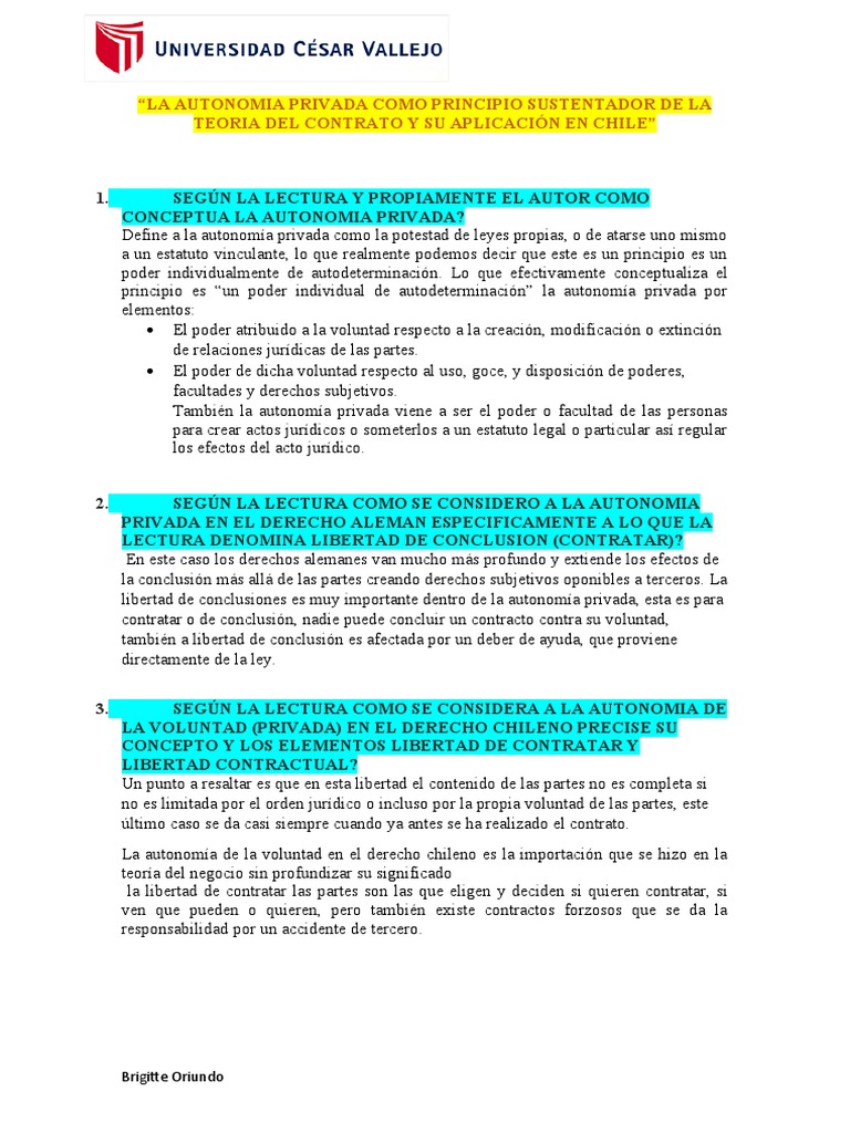 La Autonomia Privada Como Principio Sustentador de La Teoria Del ... La Autonomia Privada Como Principio Sustentador de La Teoria Del ...