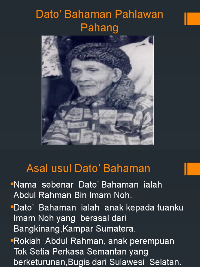 Dato' Bahaman Pahlawan Pahang | PDF