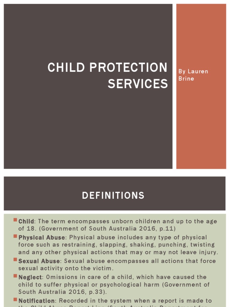 Child Protection Services | PDF