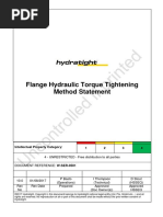 Flange Management Procedure | PDF | Mechanical Engineering