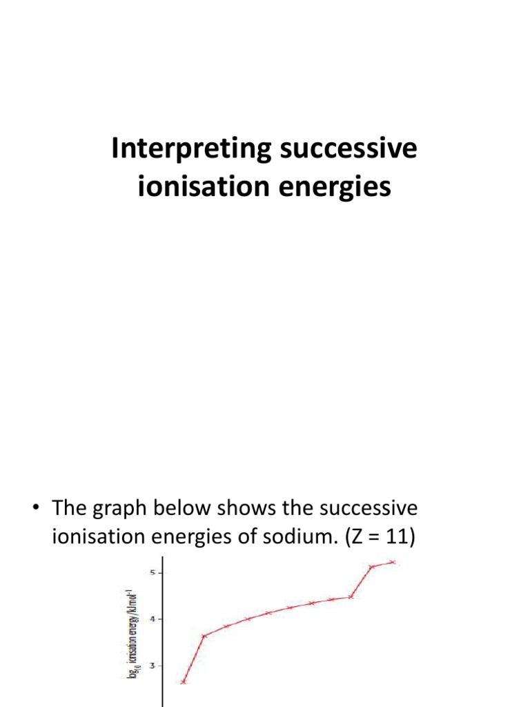 Interpreting Sodium's Ionization Energies | PDF | Atomic Orbital ...