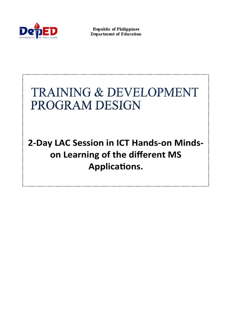 Program Design | PDF | Educational Technology | Microsoft Power Point