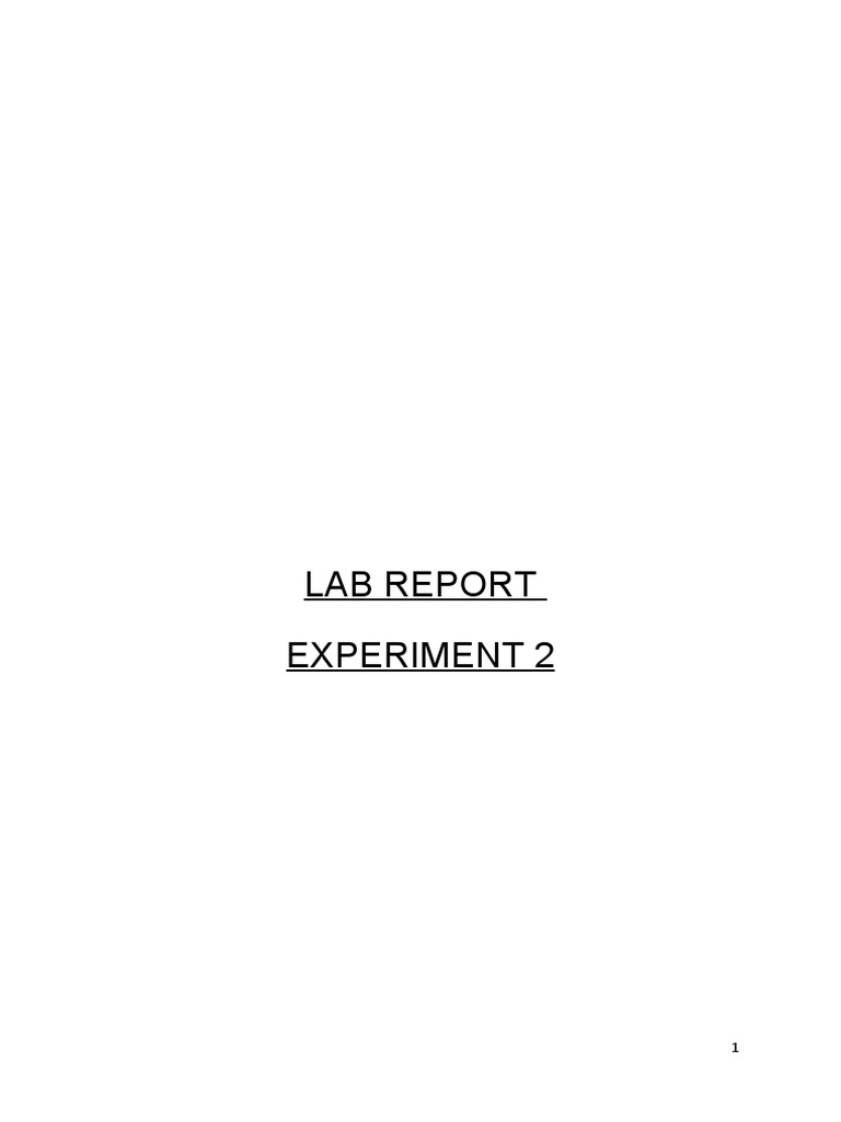 Lab Report 2 and 3 | PDF | Cell Membrane | Lipid Bilayer