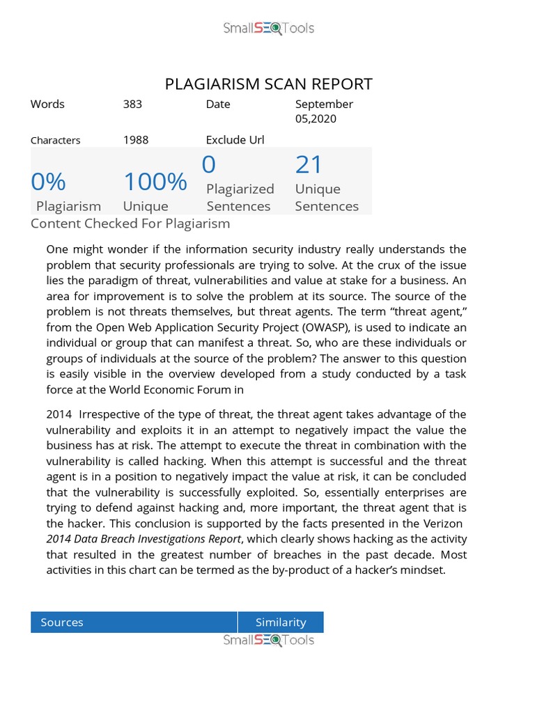 Plagiarism Scan Report: Plagiarism Unique Plagiarized Sentences Unique ...