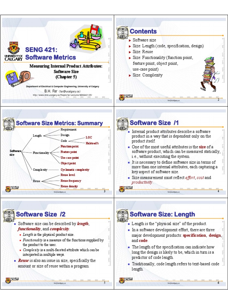 Software Size Metrics: Summary Software Size Metrics: Summary | PDF ...