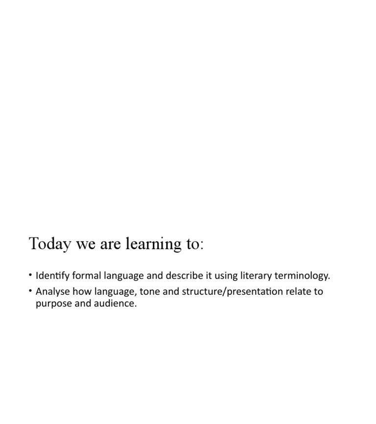 Formal Vs Informal PDF