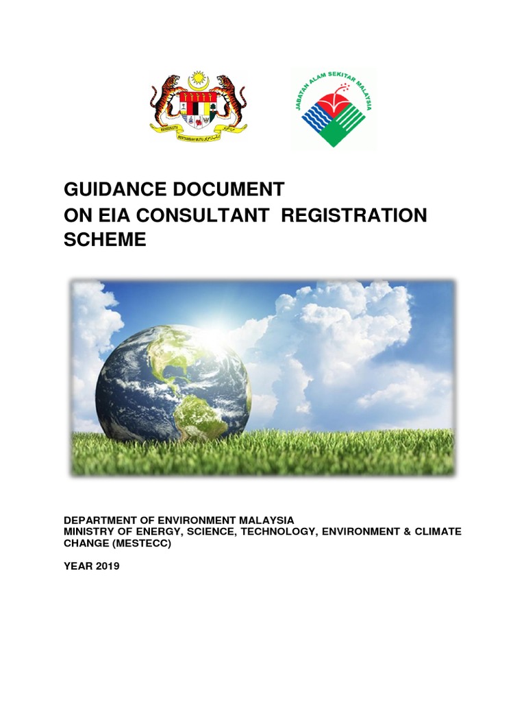 GUIDANCE DOCUMENT EIA Registration Scheme | PDF | Environmental Impact ...