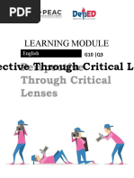 Most Essential Learning Competencies in English 7-10 | PDF | English ...