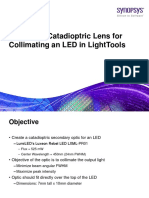 Tutorial - Ruiz - Liliana - Designing A Simple Optical System in LightTools | PDF | Optics | 3 D ...
