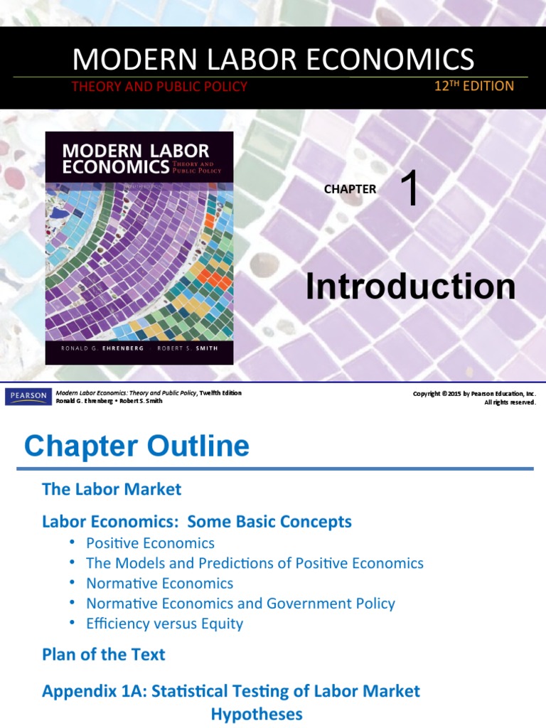 Week 1 - Introduction To Labour Economics | PDF | Labour Economics ...