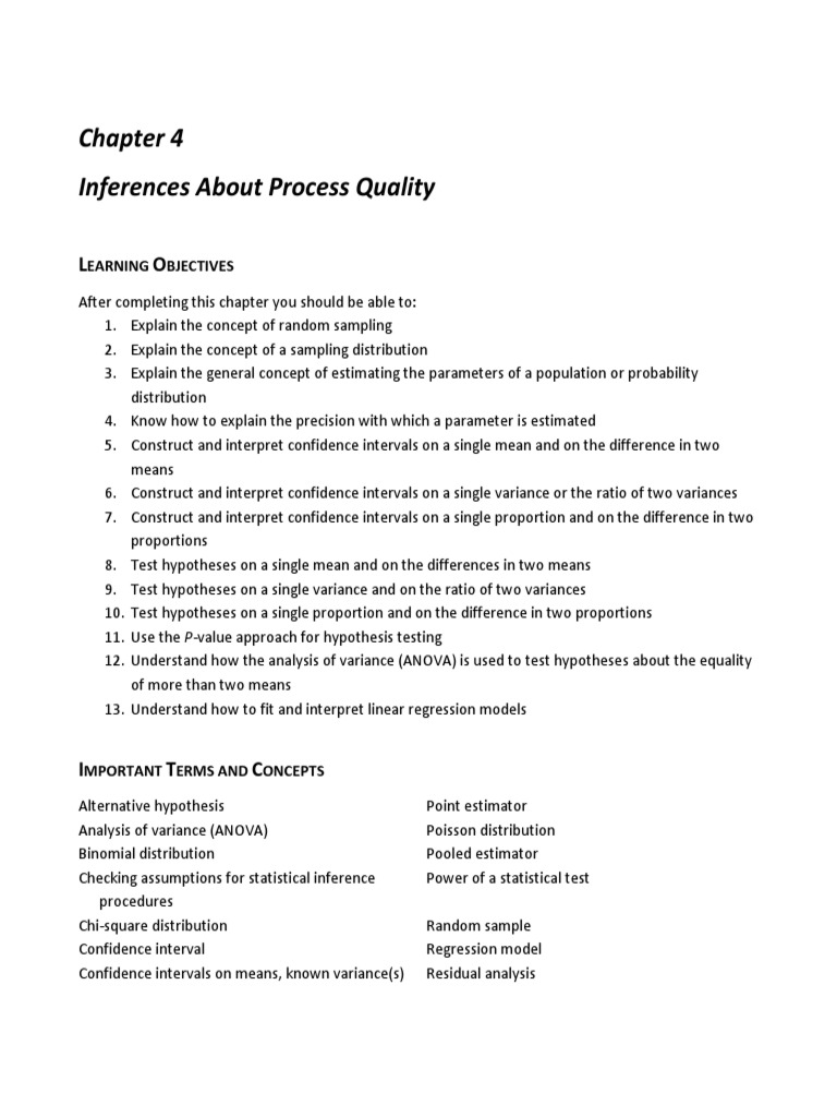 ch04 PDF | PDF | Confidence Interval | P Value