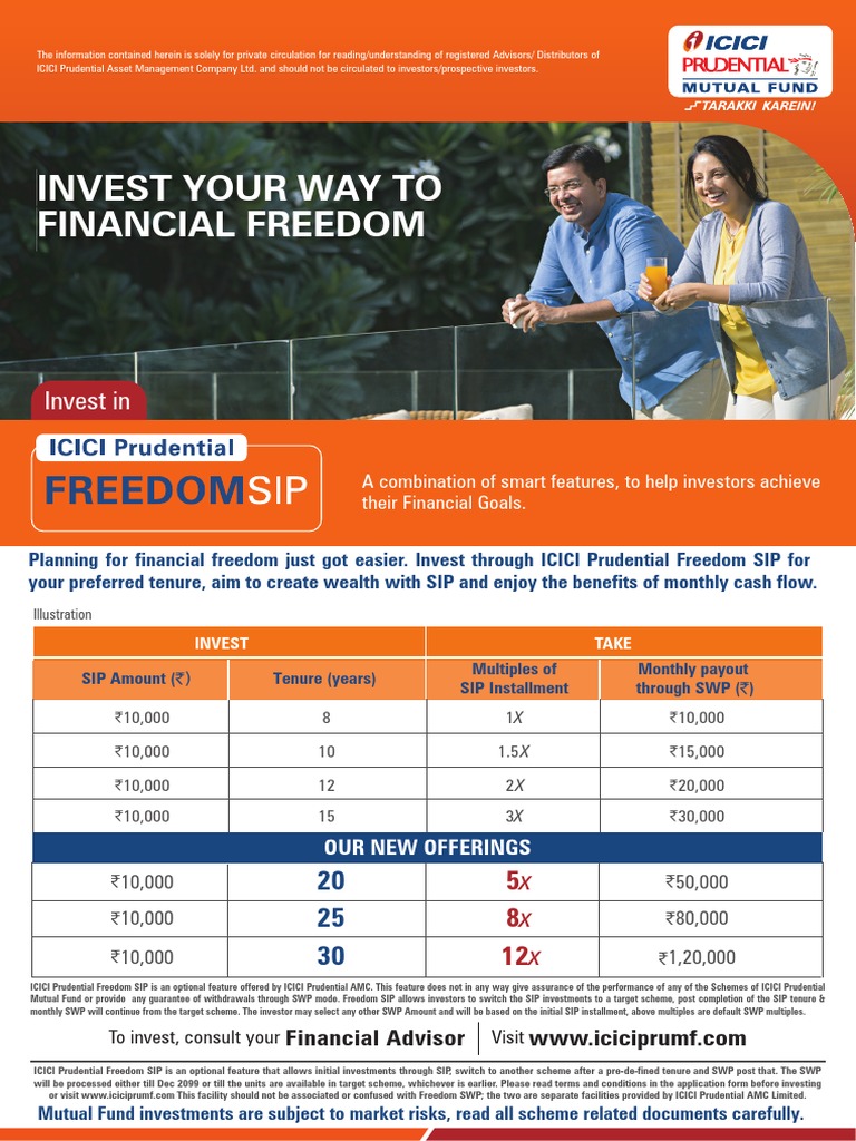 Freedom SIP New Tenure PDF | PDF | Investor | Mutual Funds