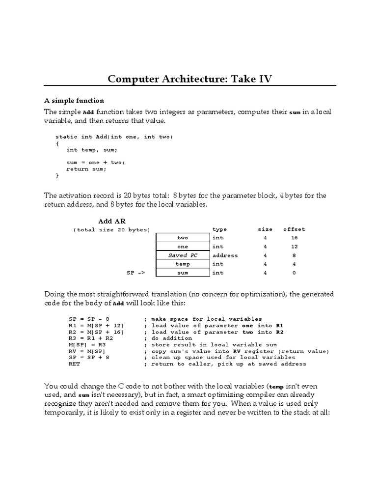 Lesson 6d PDF | PDF | Subroutine | Pointer (Computer Programming)