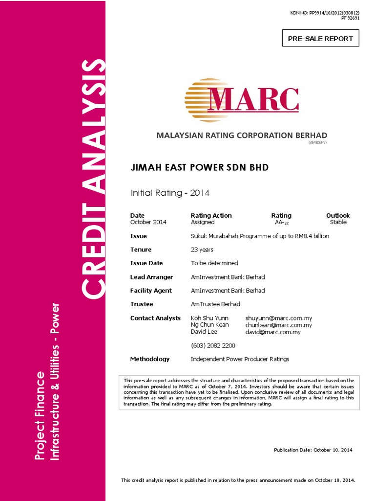 Jimah East Power SDN BHD PDF | PDF | Insurance | Power Station