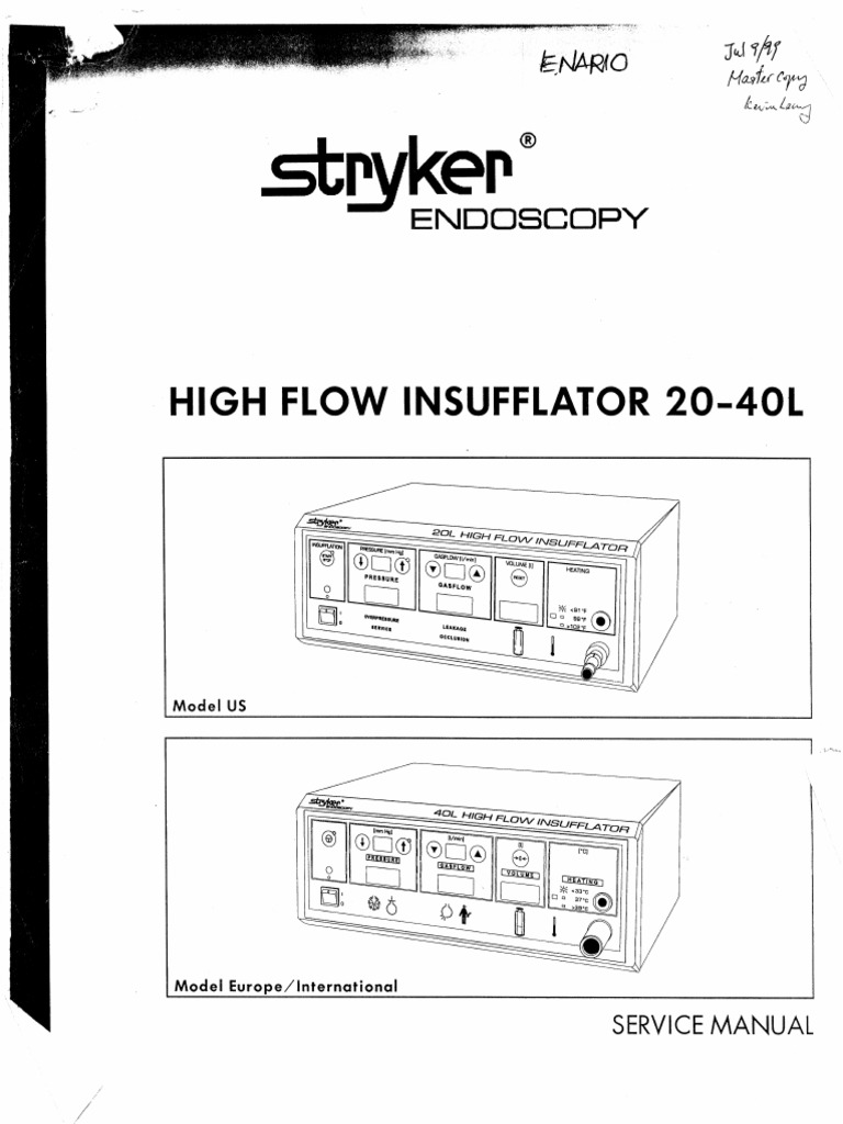 Stryker 20-40L Service Manual PDF | PDF