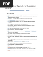 List of ISO Standards PDF | PDF | International Organization For ...