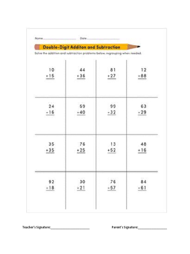 Teacher and Parent Signature Form | PDF