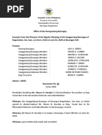 Resolution 2020-01 - TANOD AND LUPON | PDF | Local Government | Philippines