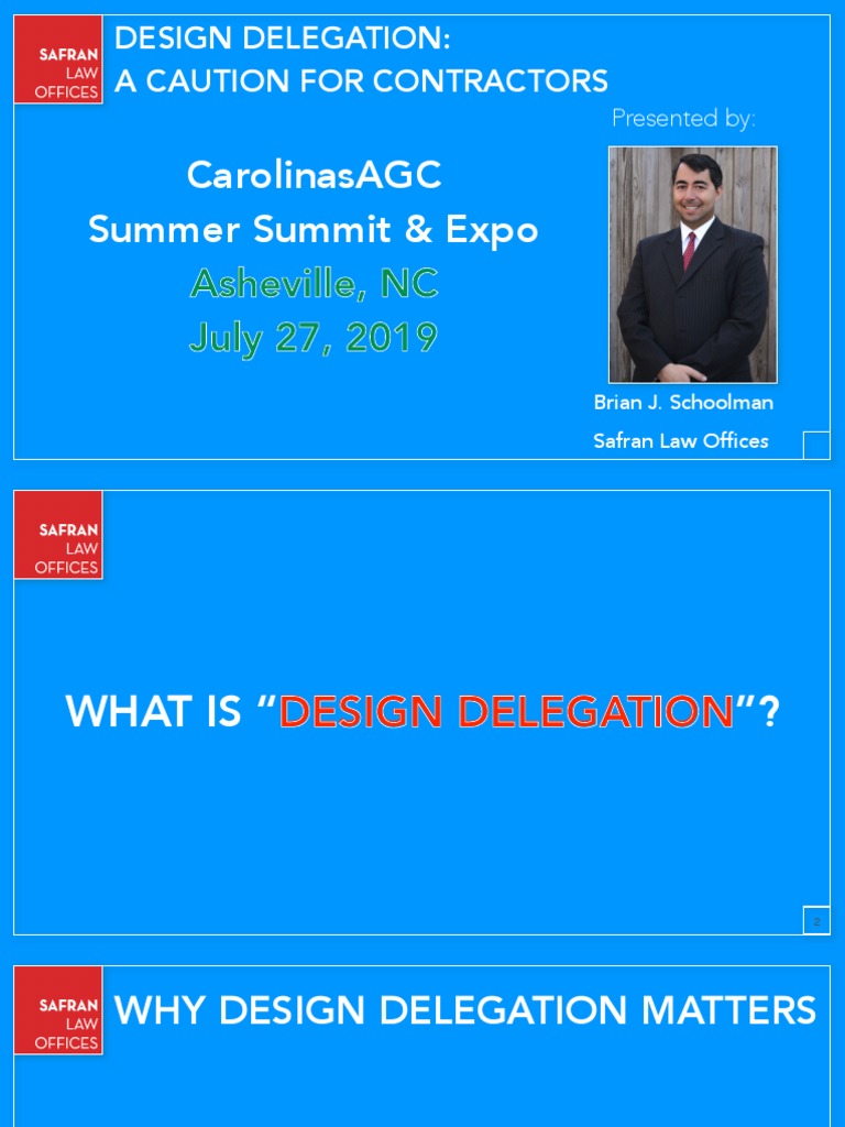 CAGC Design Delegation | PDF | Specification (Technical Standard ...