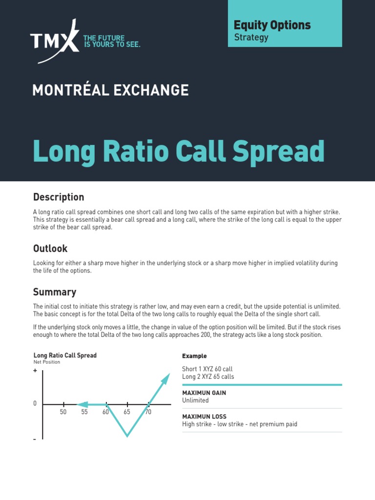 Long Ratio Call Spread | PDF | Moneyness | Option (Finance)