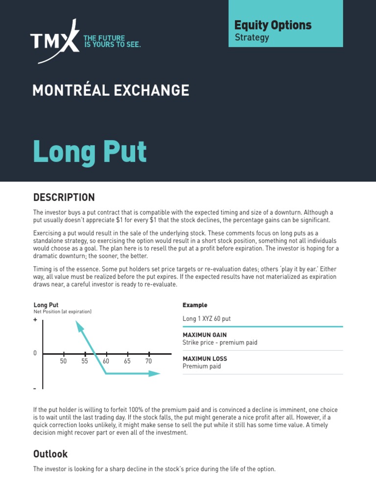 Long Put | Download Free PDF | Put Option | Option (Finance)