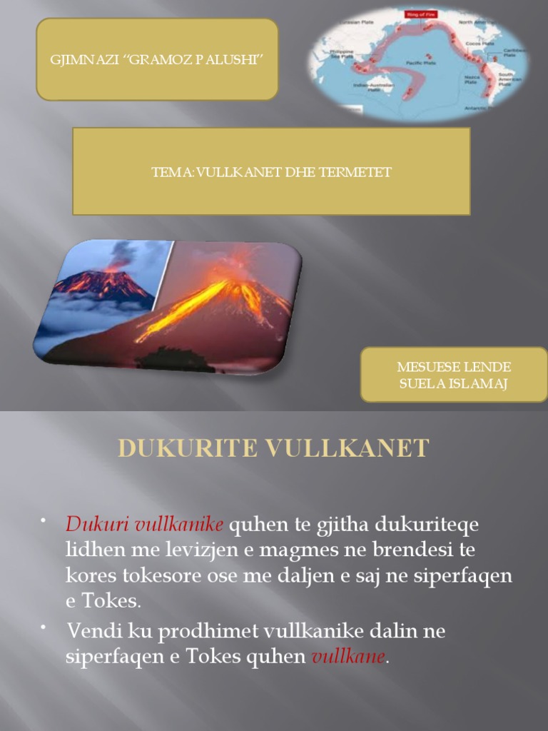 Vullkanet Dhe Termetet | PDF