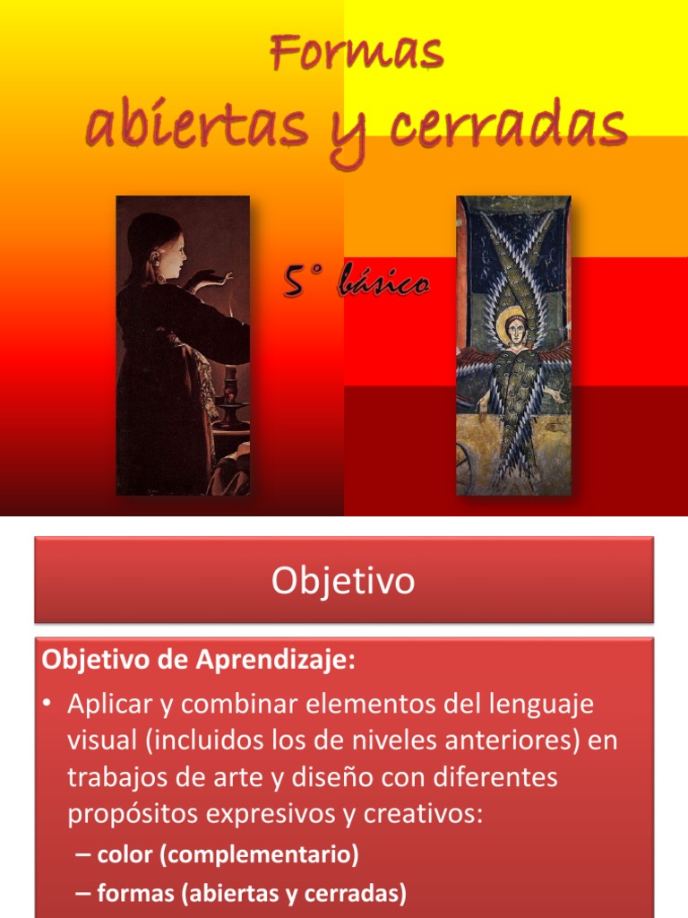 5º PPT Formas Abiertas y Cerradas | PDF | Naturaleza muerta | Artes ...