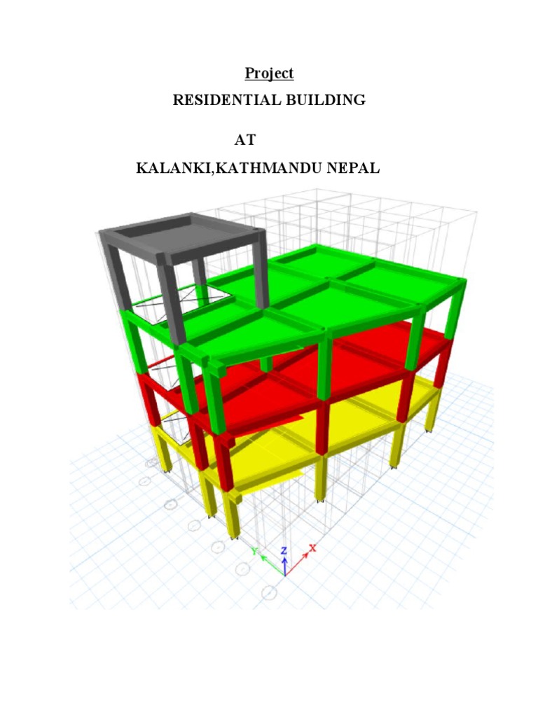 Structural Design Report for Kalanki Building | PDF | Structural ...