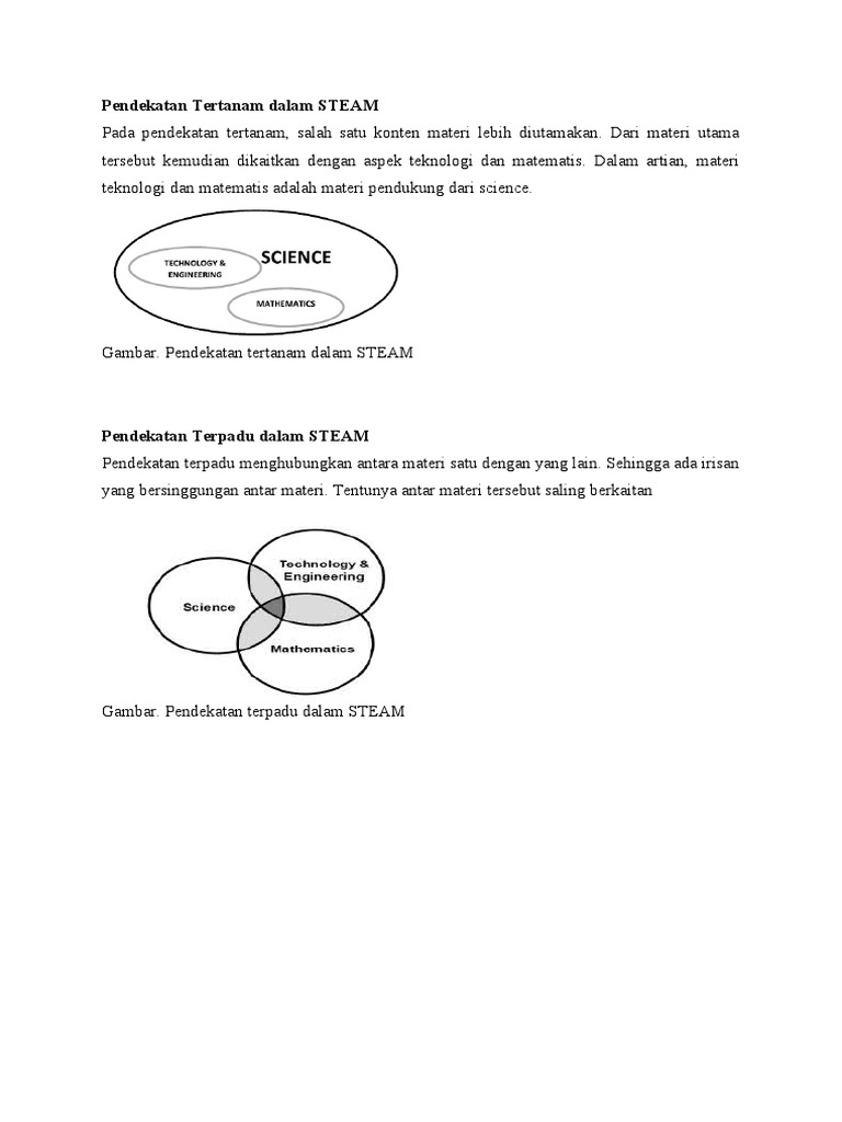 Pendekatan STEAM dalam Pendidikan | PDF