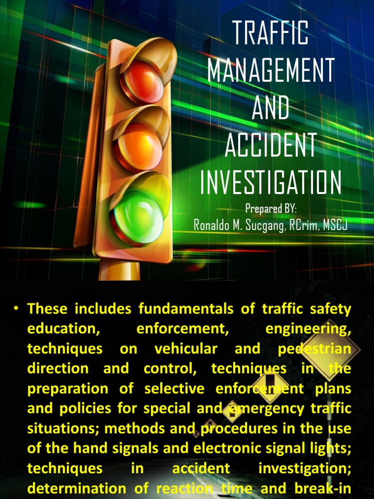 CvSU CDI 4 Traffic Management Module 2 | PDF | Wheel | Traffic