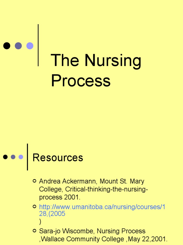Nursing Process | PDF | Career & Growth