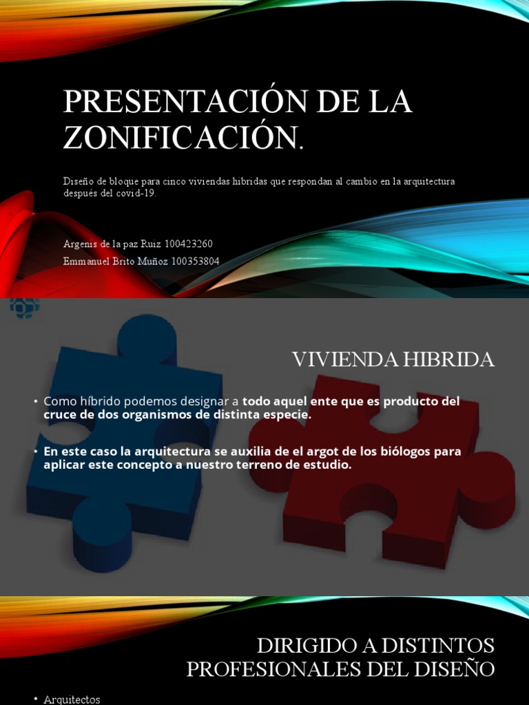 Zonificacion Del Proyecto Final Arquitectura Viviendas Hibridas | PDF | Diseño | Science