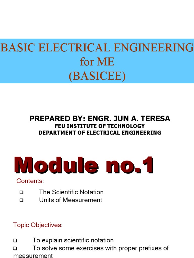 An Introduction to Scientific Notation and Metric Prefixes for ...