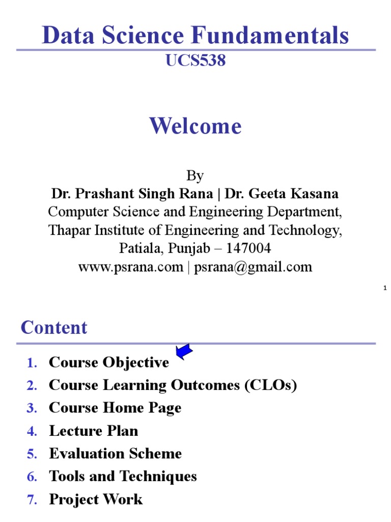 Data Science Course Overview | PDF | Visualization (Graphics) | Python ...