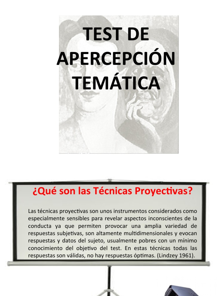 Test de Apercepción Temática | PDF | Mujer | Ciencias del comportamiento
