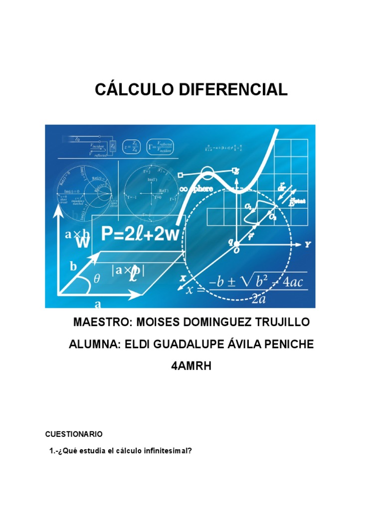 Calculo Diferencial | PDF | Cálculo | Derivado