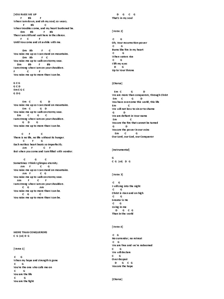 Worship Songs | PDF | Song Structure | Jesus