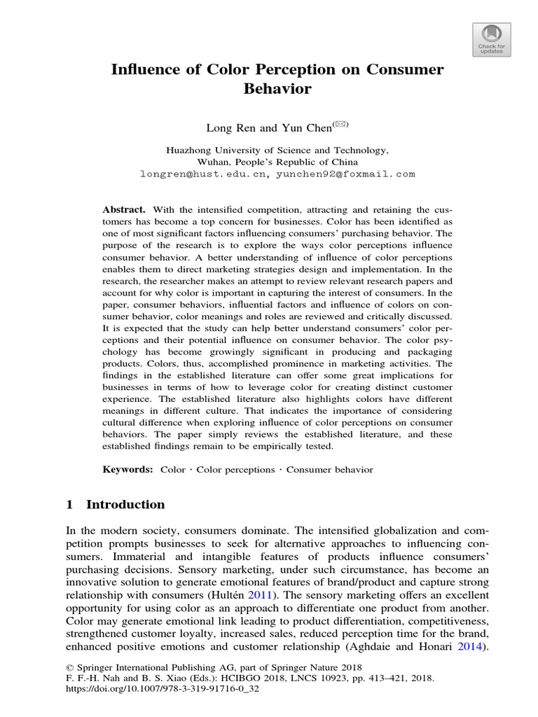 Color in Consumer Behavior | PDF | Consumer Behaviour | Color