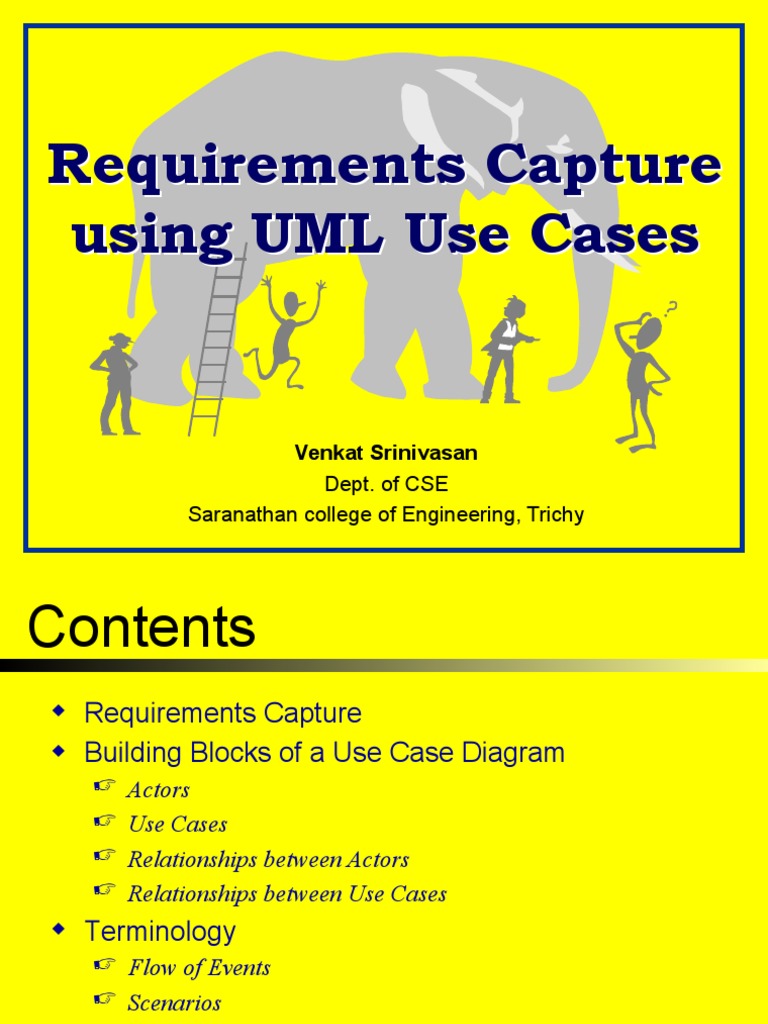 Requirements Capture Using UML Use Cases | PDF | Scientific Modeling ...