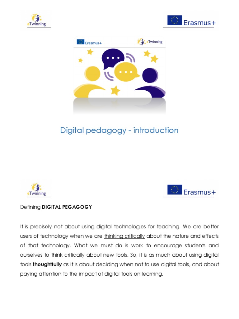 Digital Pedagogy Introduction | PDF | Pedagogy | Education Theory
