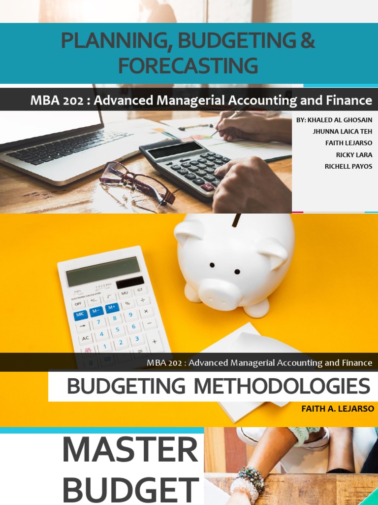 Planning, Budgeting and Forecasting (Mba 202) PDF | PDF | Management Accounting | Budget