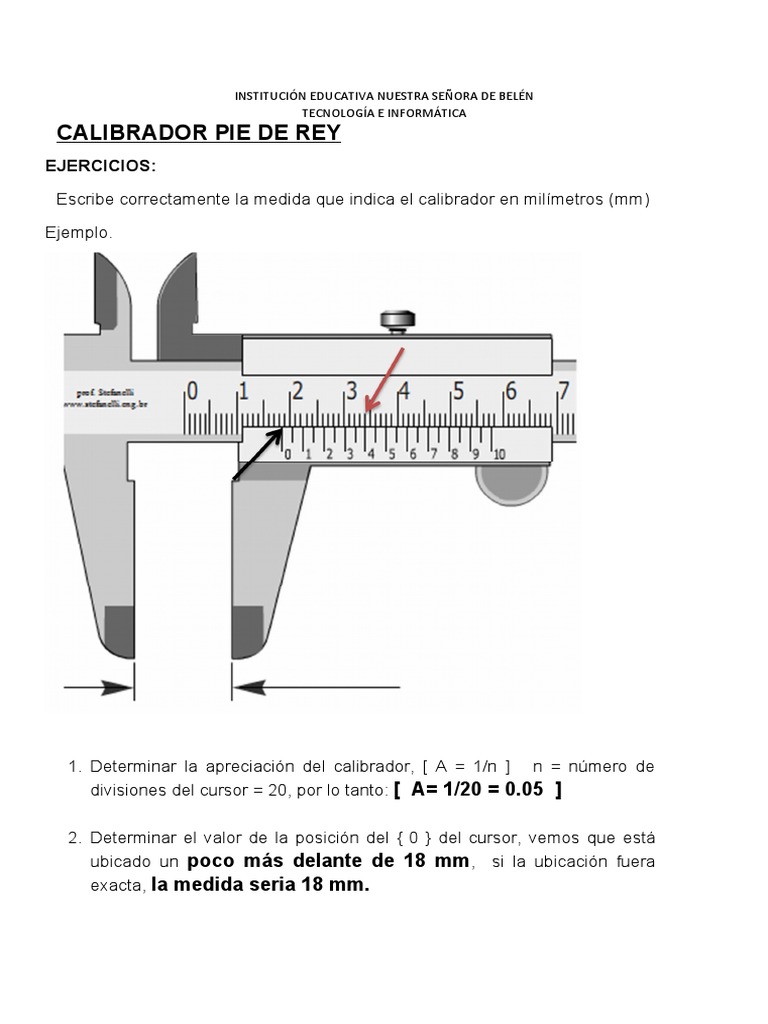 Ejercicios Vernier | PDF