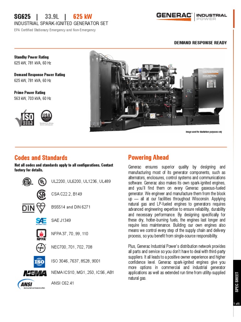 Demand Response Ready Standby Power Rating: EPA Certified Stationary ...