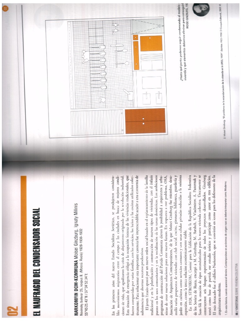 Edificio Narkomfin, en 10 HISTORIAS DE VIVIENDA COLECTIVA | PDF